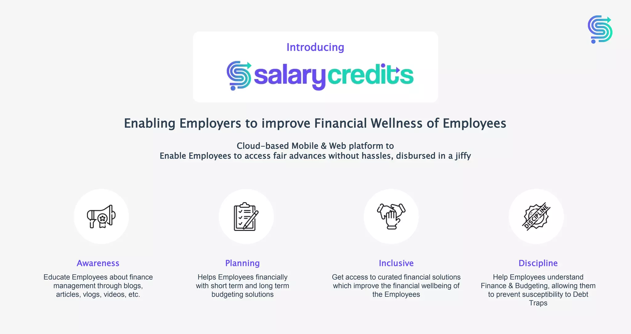 Salary Credits - Employee Financial Wellness Program | PPTX