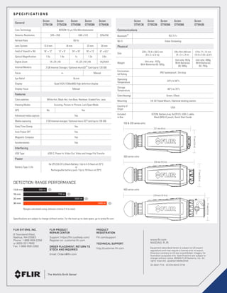 Datasheet 60Hz | Flir Scion OTM | Optics Trade | PDF | Cameras and Camcorders | Consumer Electronics