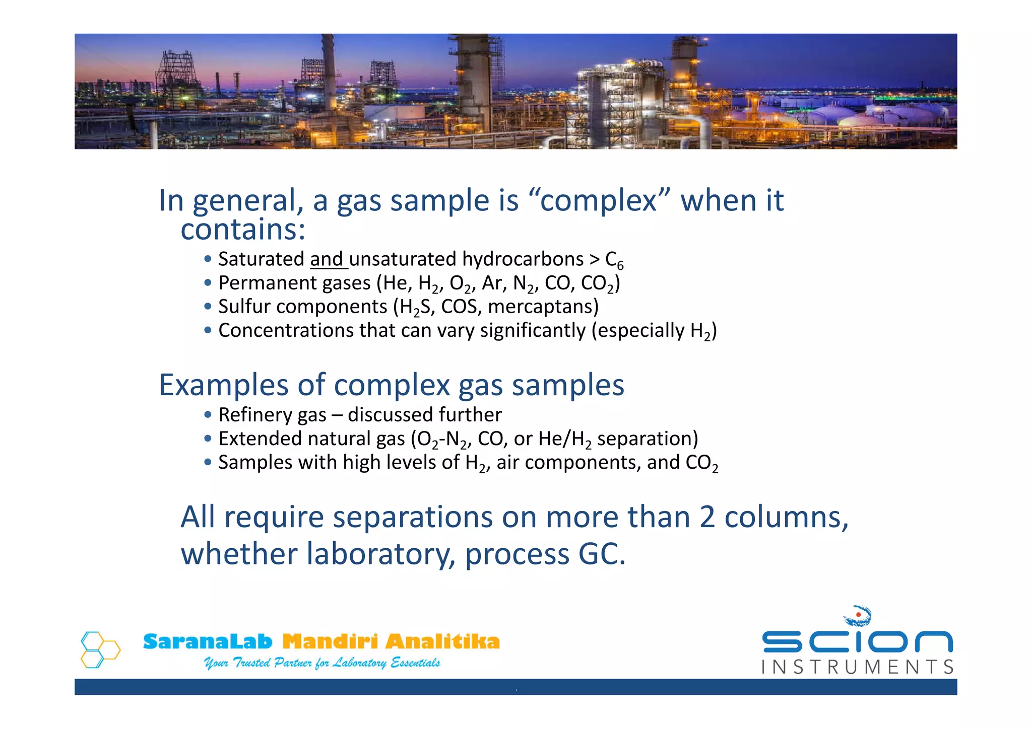 Scion instruments refinery gas analyzer saranalab mandiri analitika | PDF