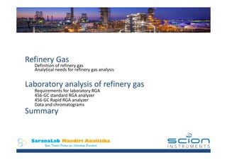 Scion instruments refinery gas analyzer saranalab mandiri analitika | PDF