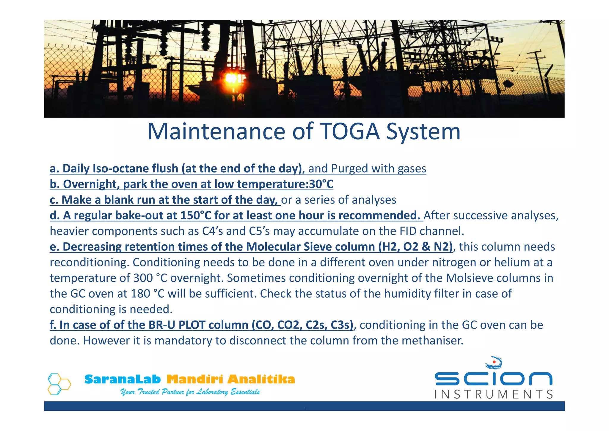 Scion instruments transformer oil gas analyzer by sarana lab mandiri ...