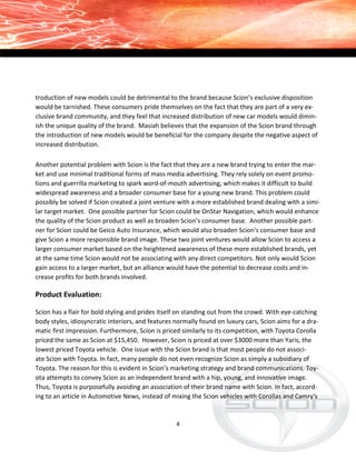 Scion Research Project | PDF