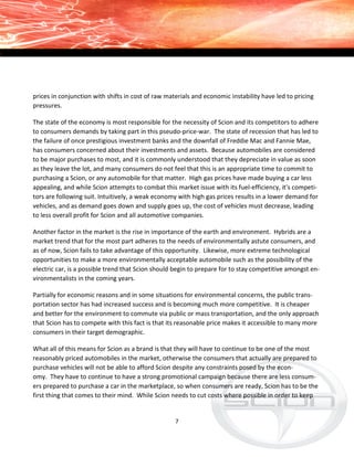 Scion Research Project | PDF