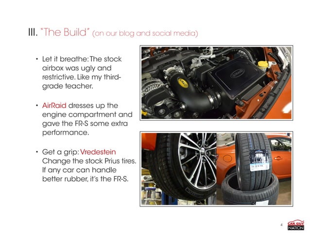 Car Guy Nation/Scion "Road To SEMA" Case Study | PPT