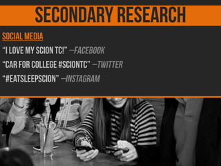 Scion tC Marketing Deck | PPT