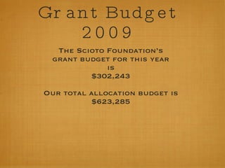 Scioto Foundation | PPT