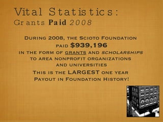 Scioto Foundation | PPT