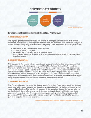 Service Coordination Overview Brochure | PDF