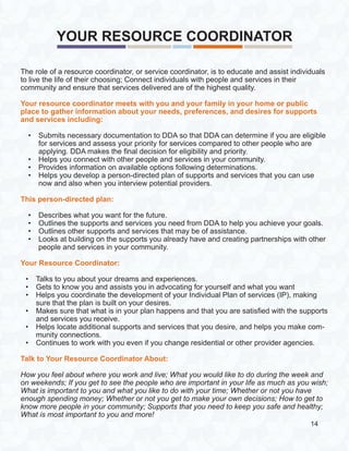 Service Coordination Overview Brochure | PDF