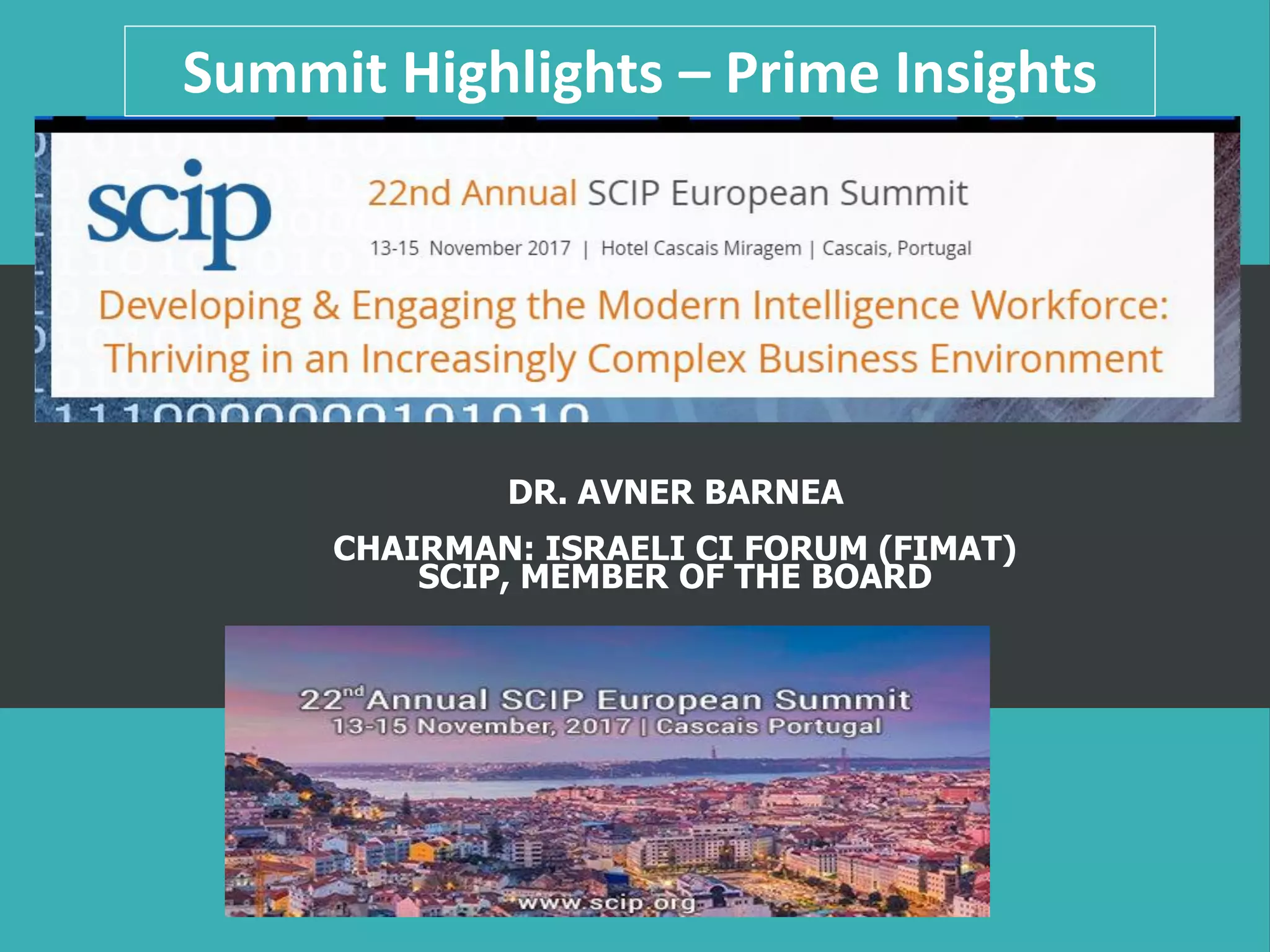 Scip 2017 euro summit insights | PPT