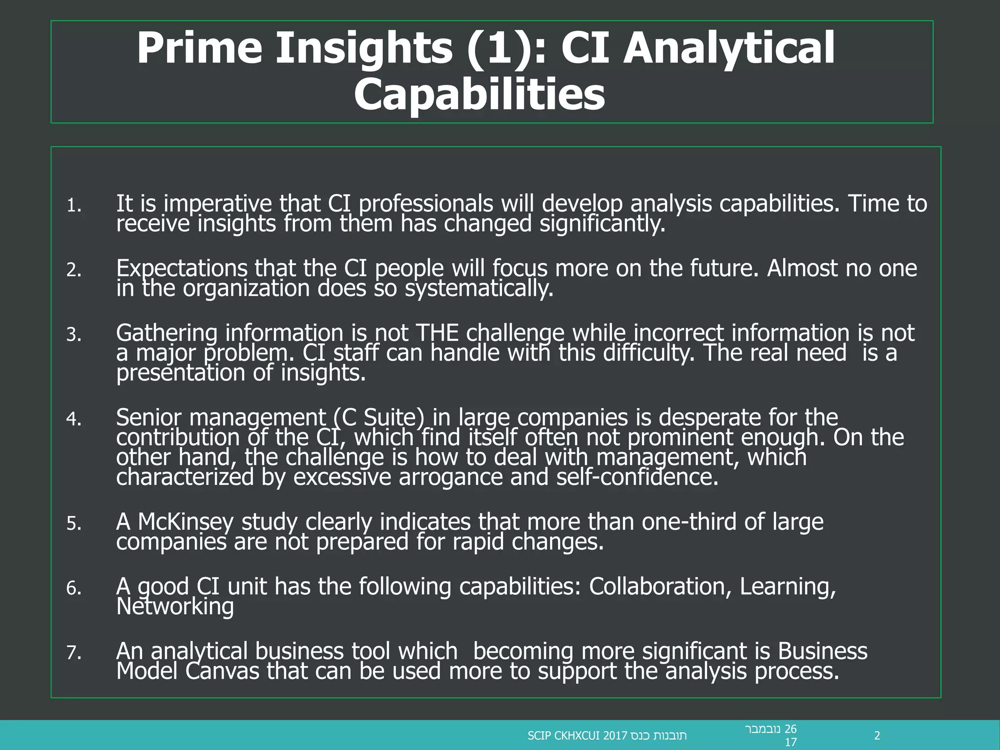 Scip 2017 euro summit insights | PPT