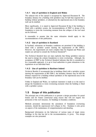 SCI_P313 Single Storey Buildings in Fire BOundary Conditions | PDF