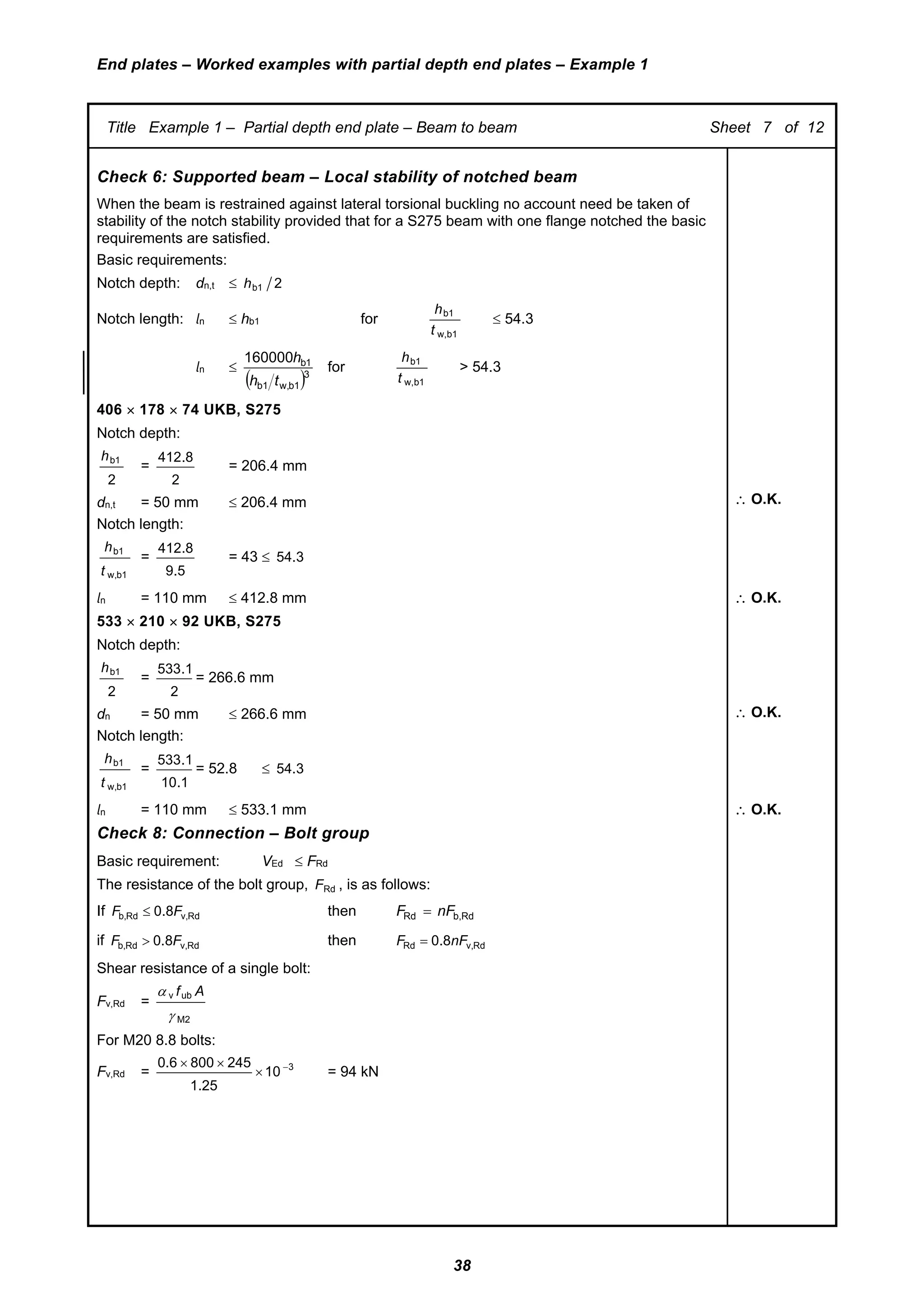 SCI_P358 Simple Joints to Eurocode 3 Steel | PDF