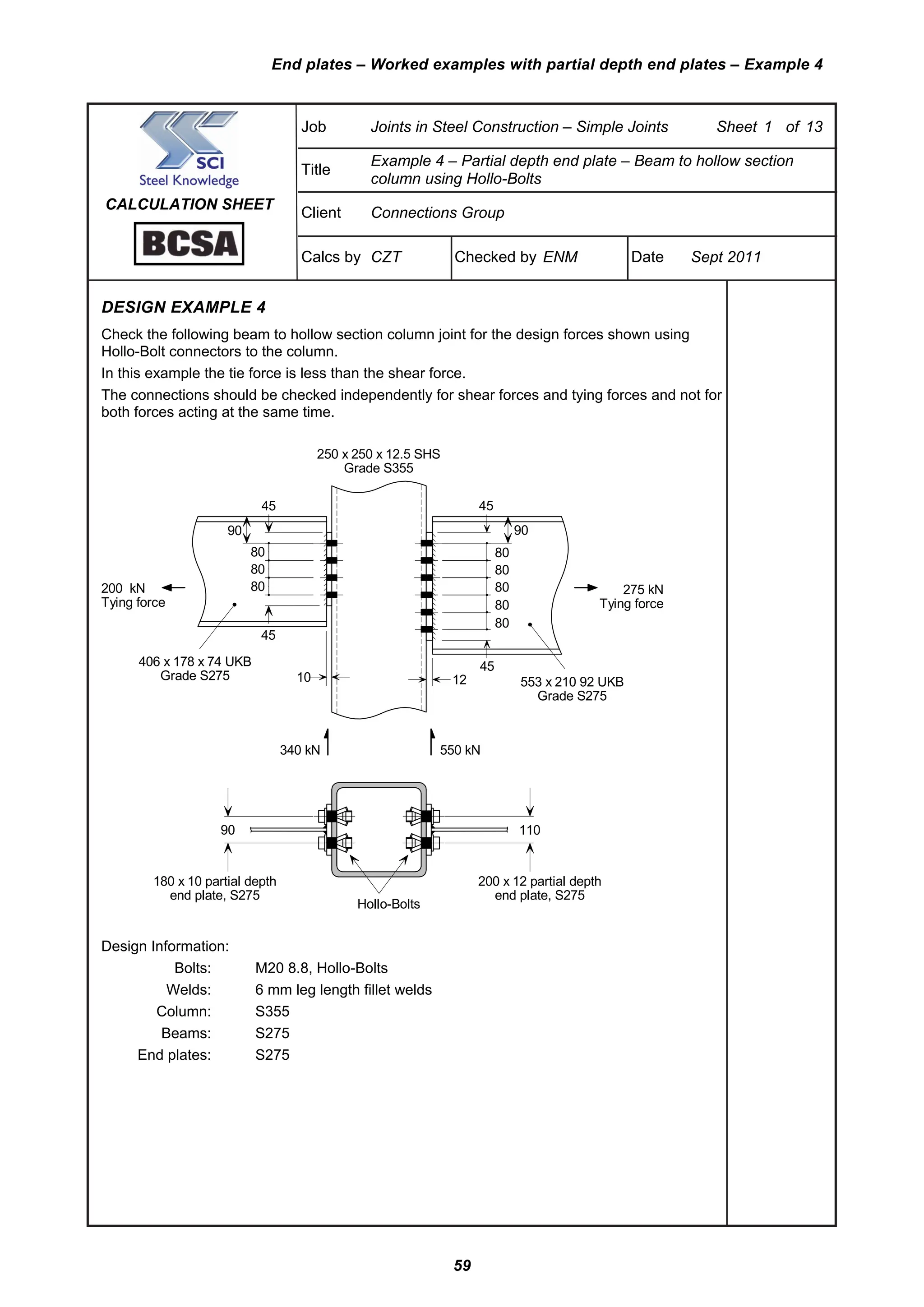 SCI_P358 Simple Joints to Eurocode 3 Steel | PDF