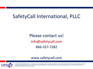 SafetyCall International | PPT