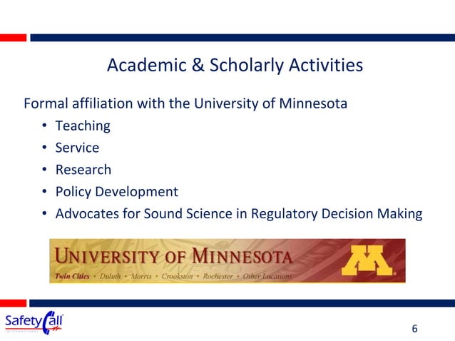 SafetyCall International | PPT