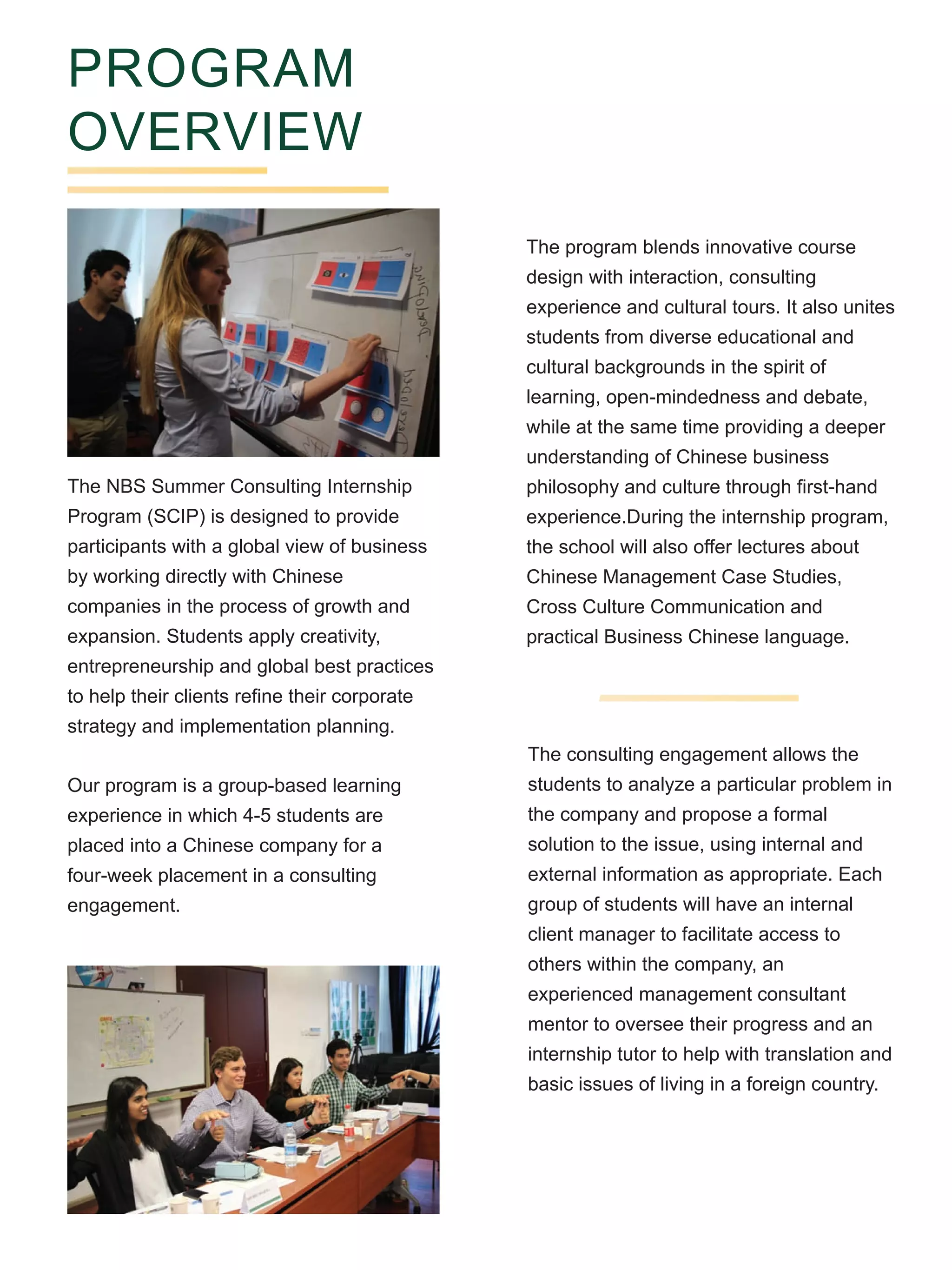 Scip program brochure | PDF