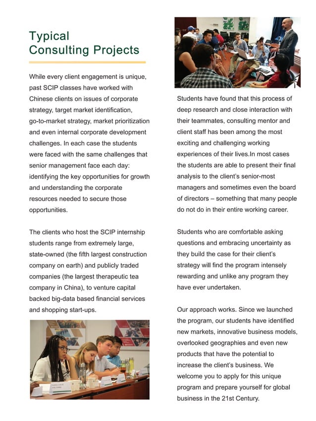 Scip program brochure | PDF | Undergraduate Education | College Education