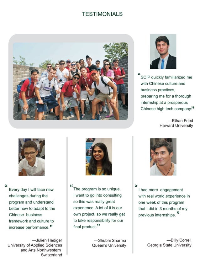 Scip program brochure | PDF | Undergraduate Education | College Education