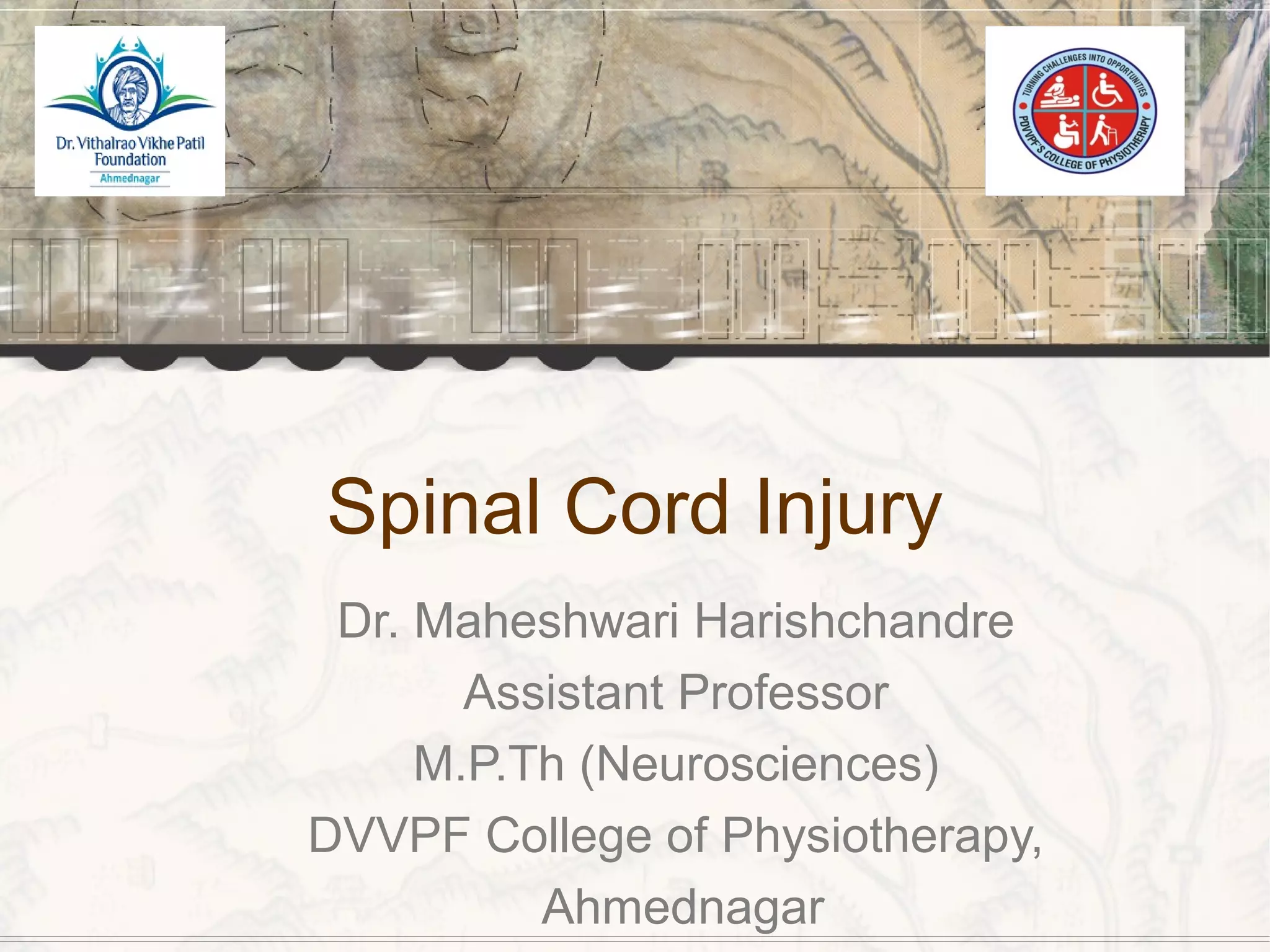 Spinal cord injury | PPT