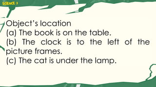 Describing Object Positions Using Reference Points and Positional Words ...