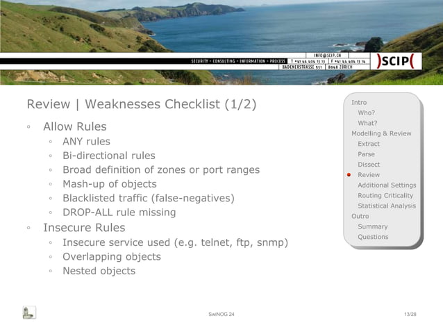Firewall Rule Review and Modelling | PPTX | Computer Networking | Computing