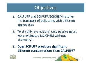 The New SCIPUFF Air Dispersion Model, with Comparison against CALPUFF | PDF