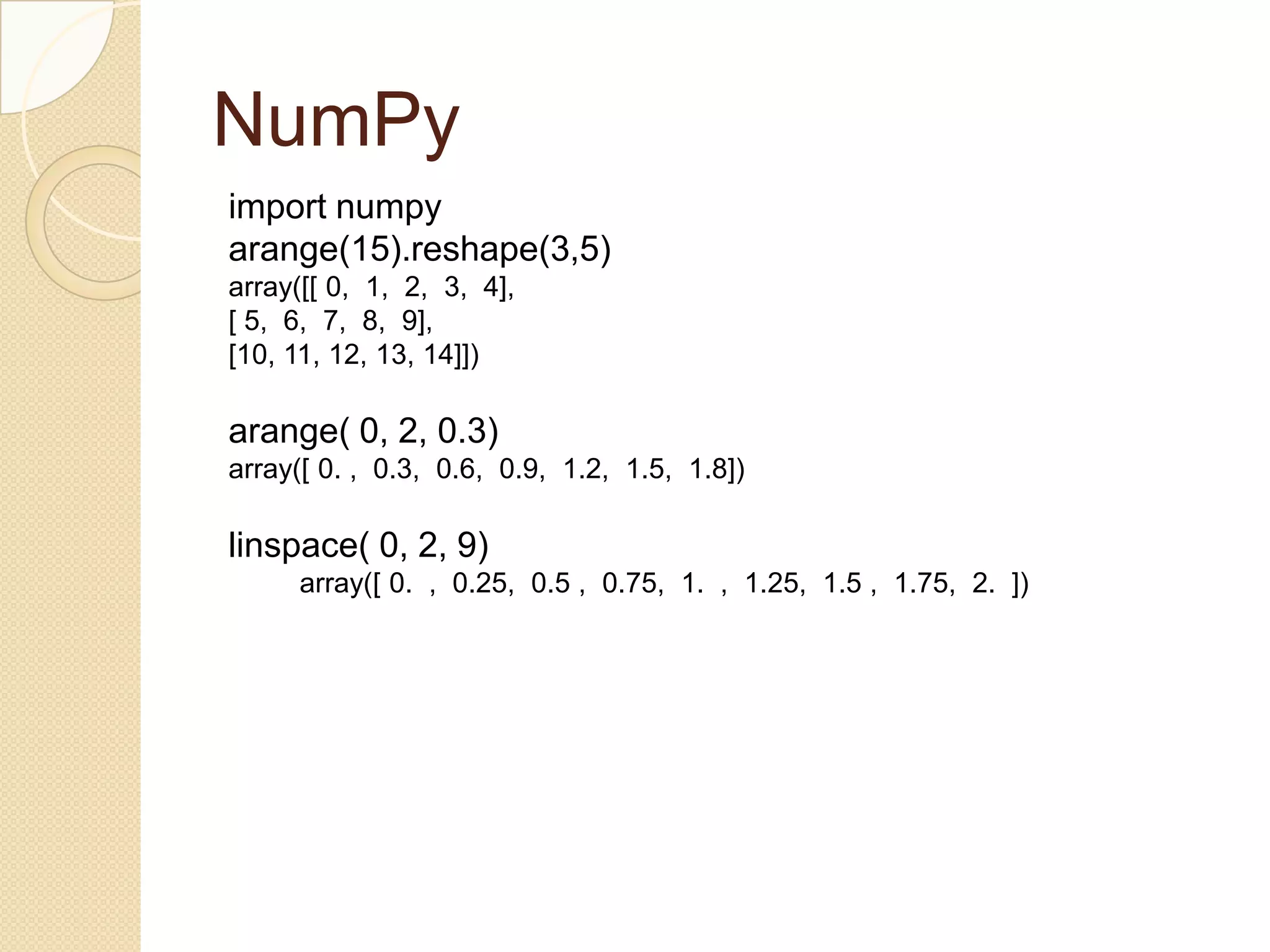 SciPy - Scientific Computing Tool | PPTX