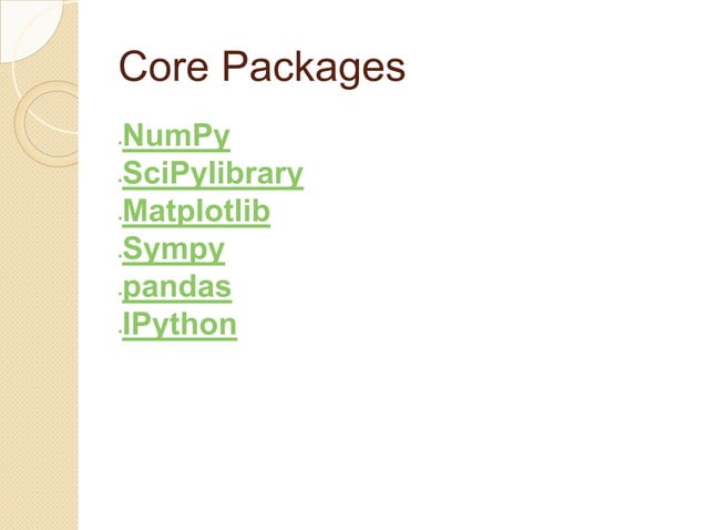 SciPy - Scientific Computing Tool | PPTX
