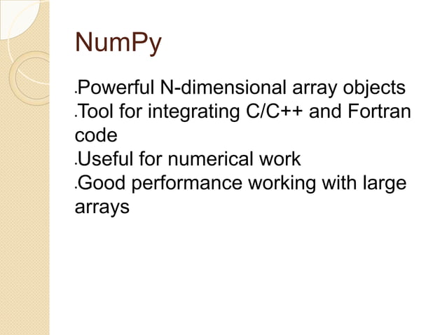 SciPy - Scientific Computing Tool | PPTX
