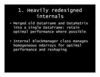 SciPy 2011 pandas lightning talk | PPT
