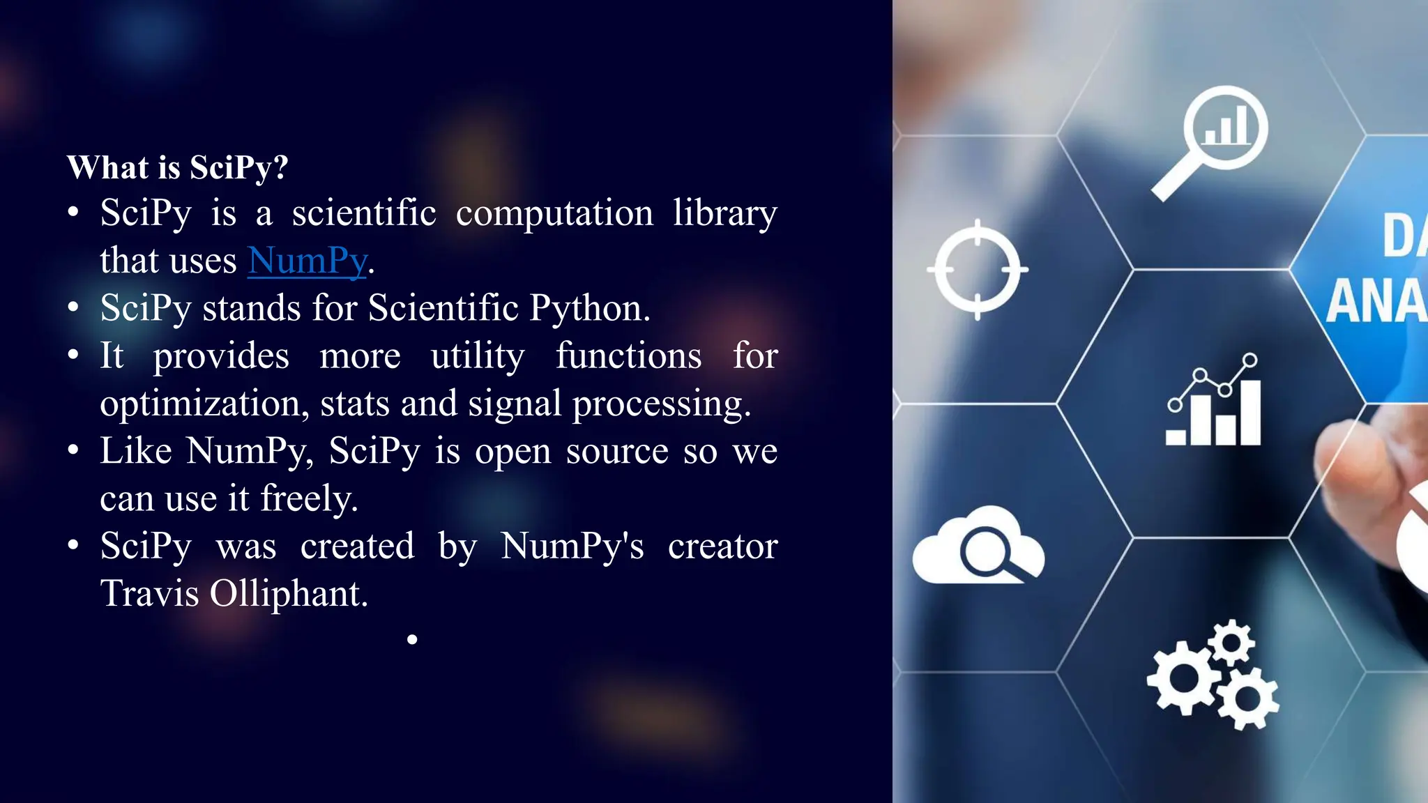 Scipy Libraries to Work with Various Datasets.pptx