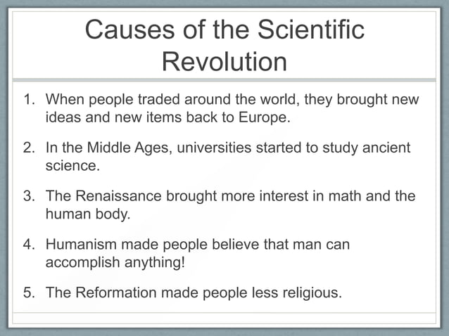Scientific Revolution! | PPTX | Physics | Science