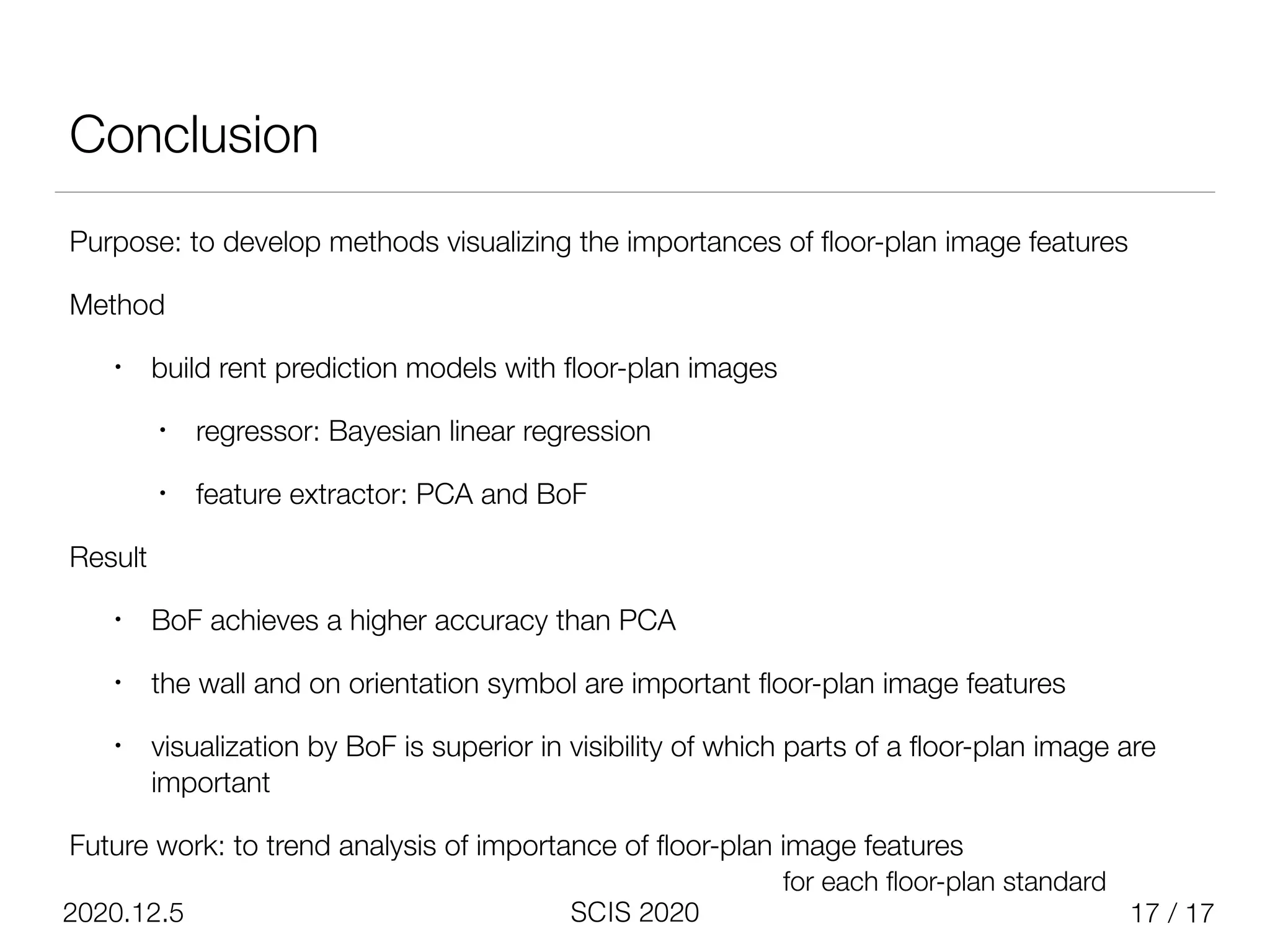 Visualizing the Importance of Floor-Plan Image Features in Rent-Prediction Models | PPT