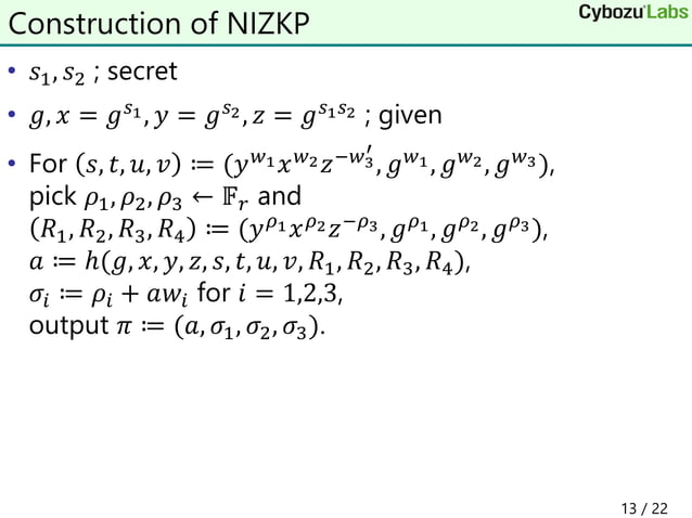 A Compact Zero Knowledge Proof To Restrict Message Space In Homomorphic Encryption Ppt