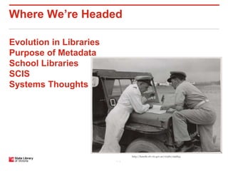 Evolution of Libraries and Metadata | PPTX