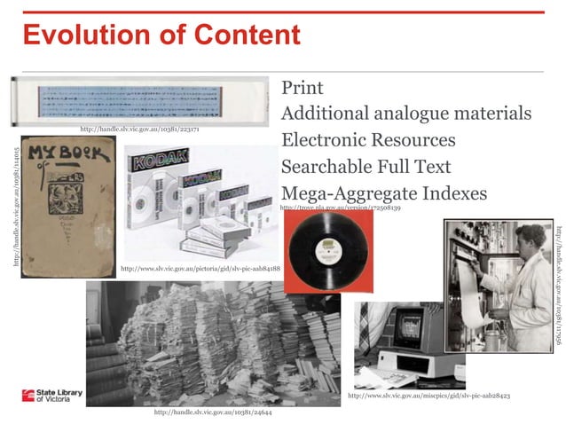 Evolution of Libraries and Metadata | PPT