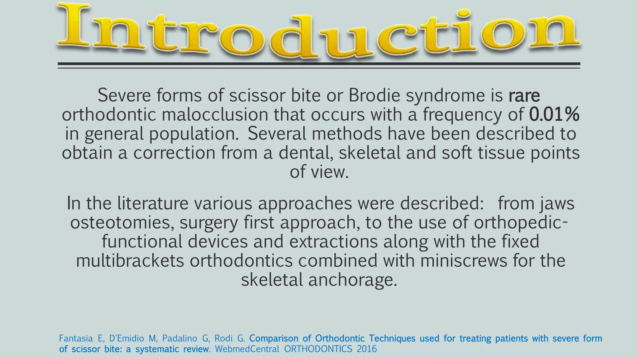 Scissor. telescope. brodie. bite | PPTX
