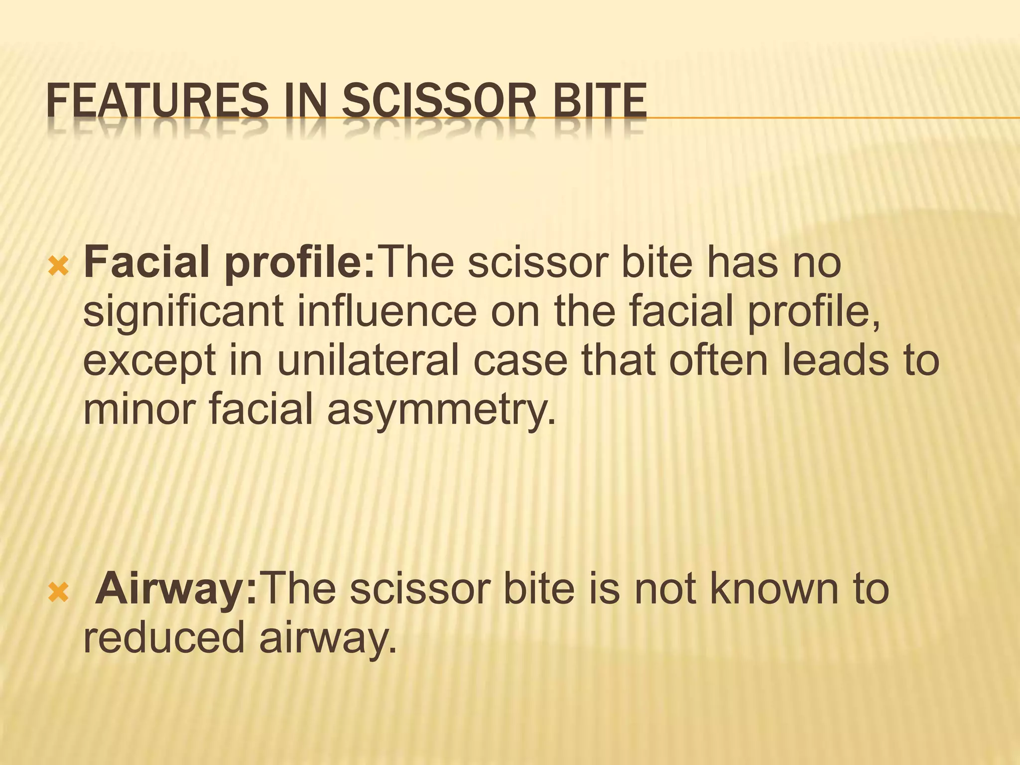 Scissor bite | PPTX