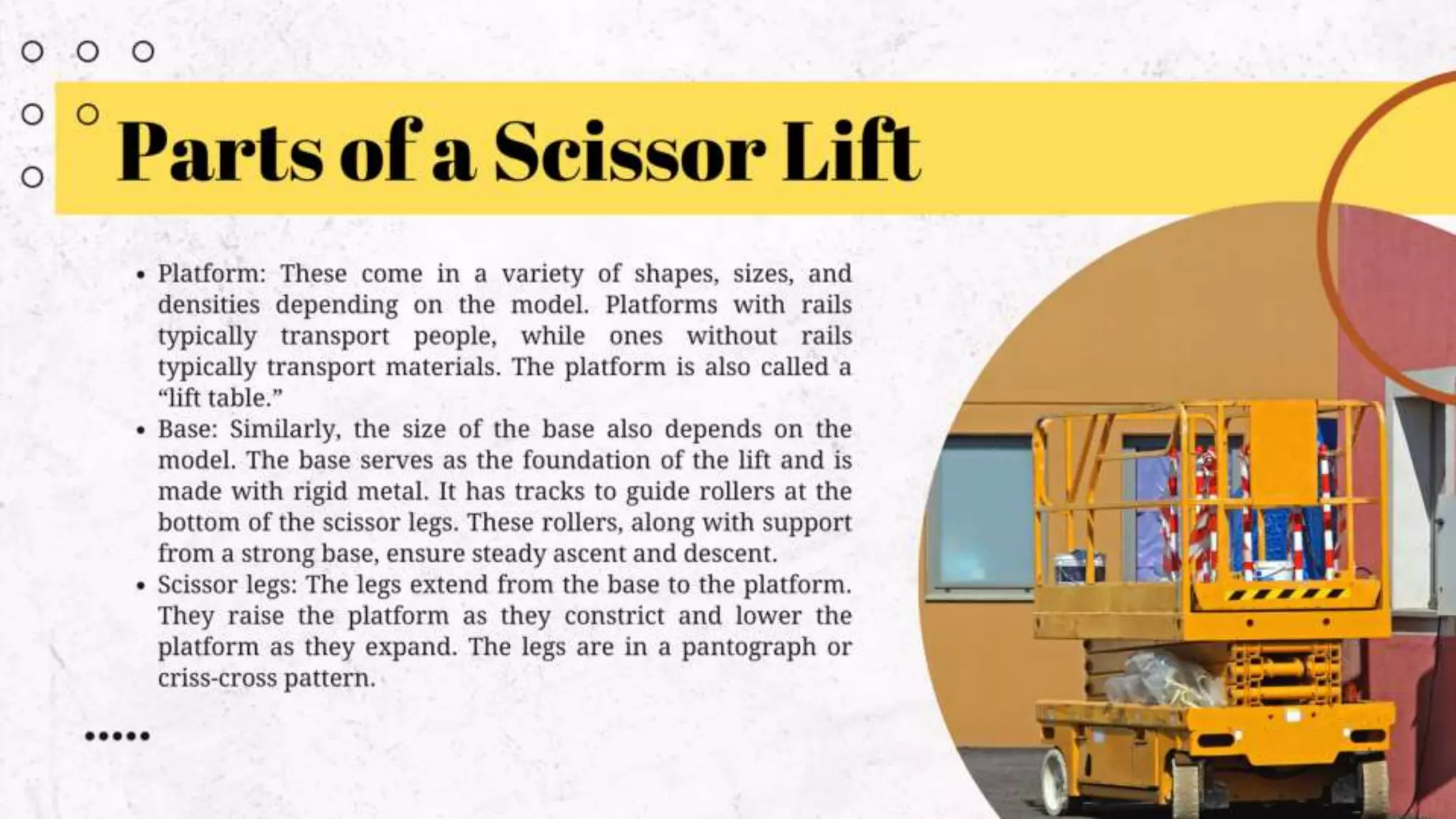 Scissor Lifts Parts & Working.pptx