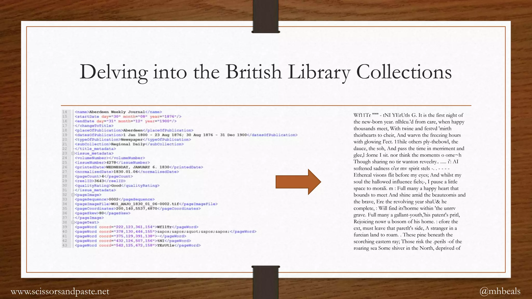 Scissors and Paste: Understanding the Hidden Structure of 19th-Century ...