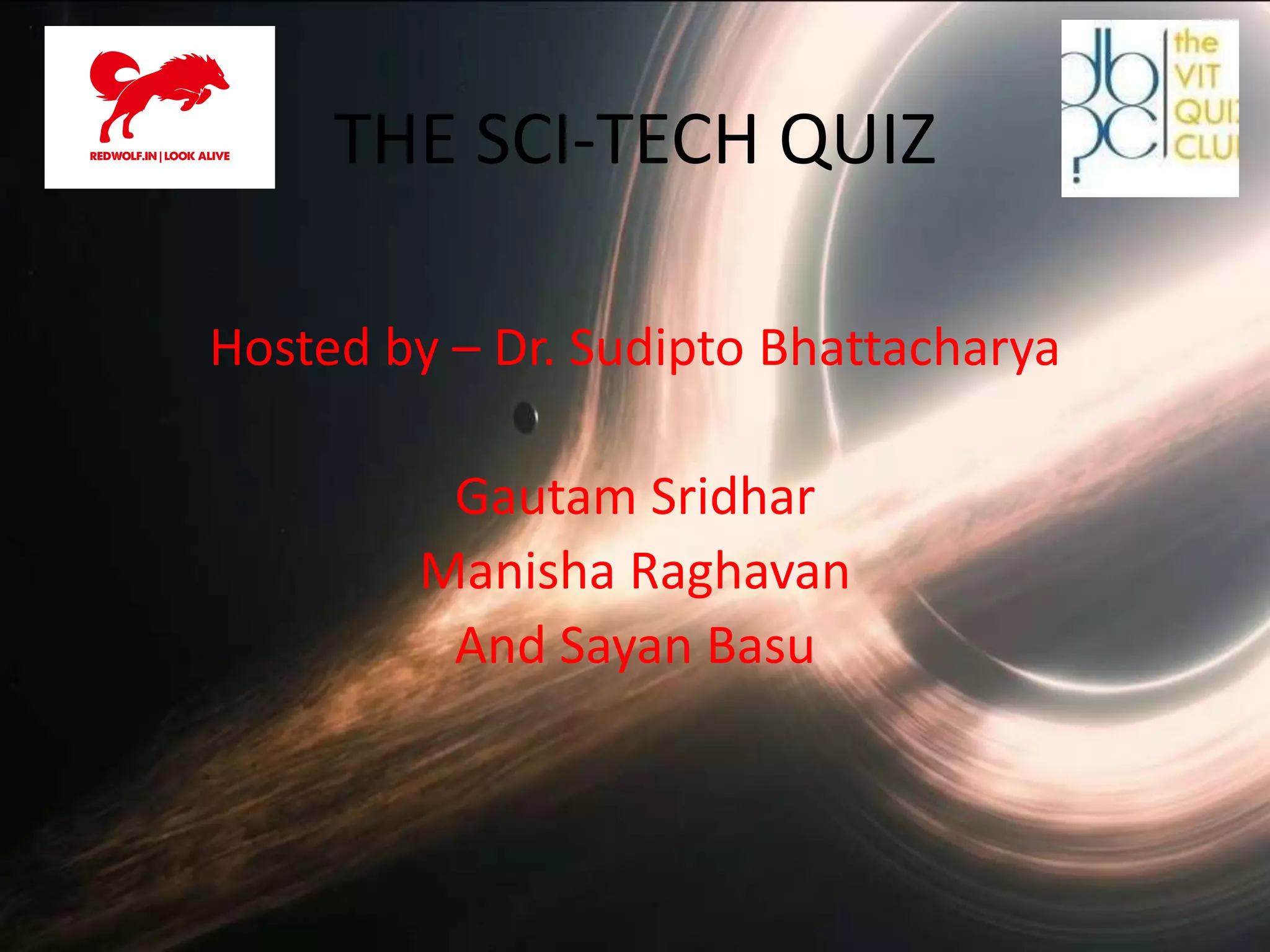SciTech Quiz | PPTX | Chemistry | Science