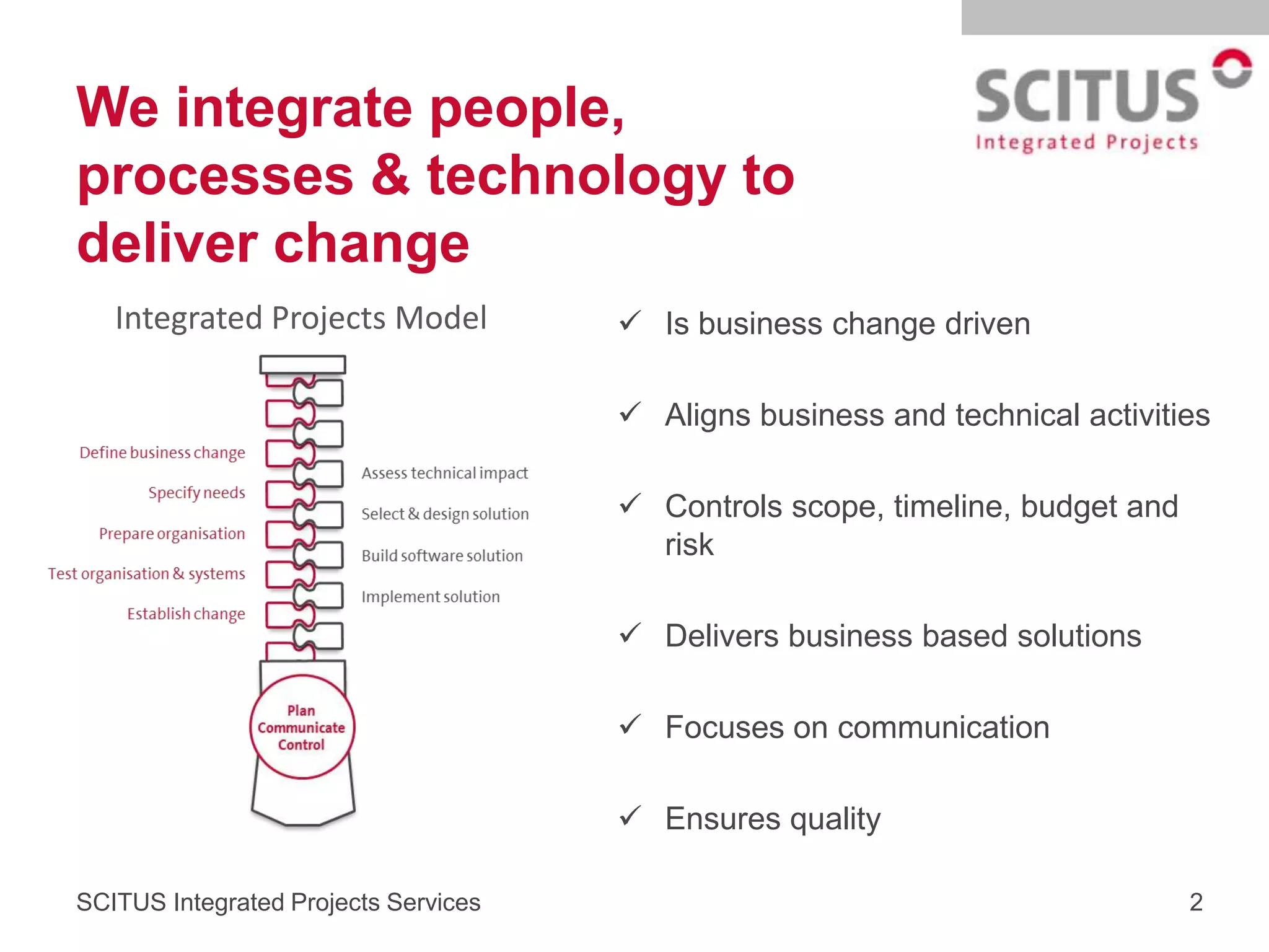 SCITUS Integrated Project Services presentation | PPTX | Construction ...