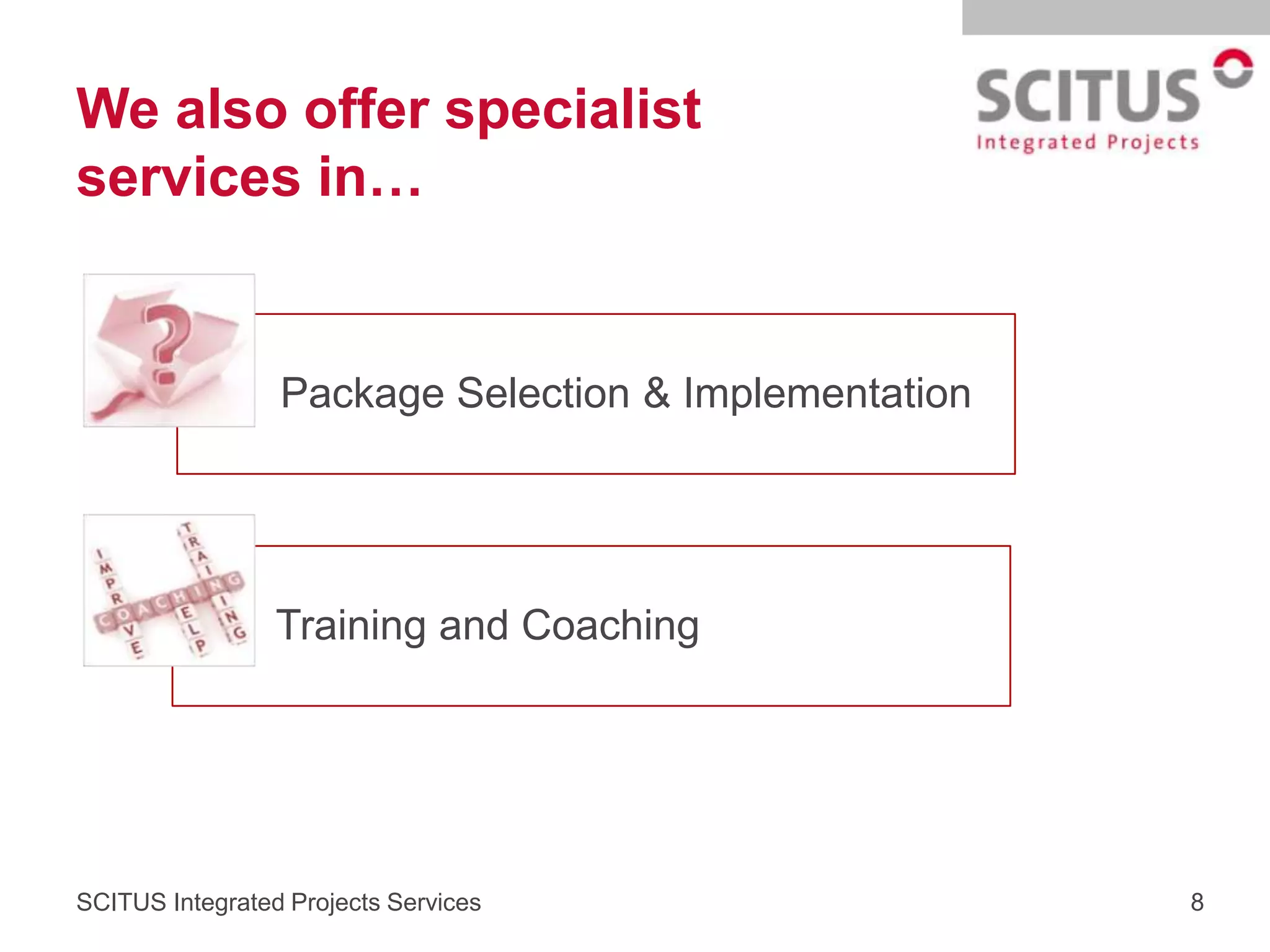 SCITUS Integrated Project Services presentation | PPT