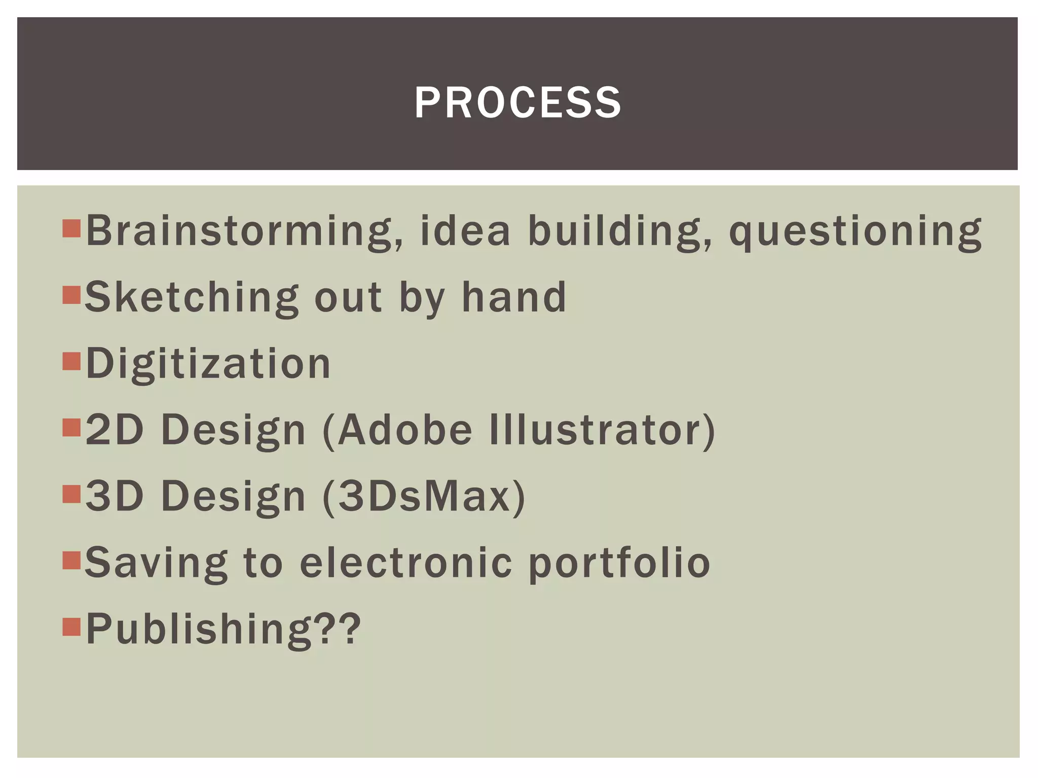 Scientific Visulization design process | PPT