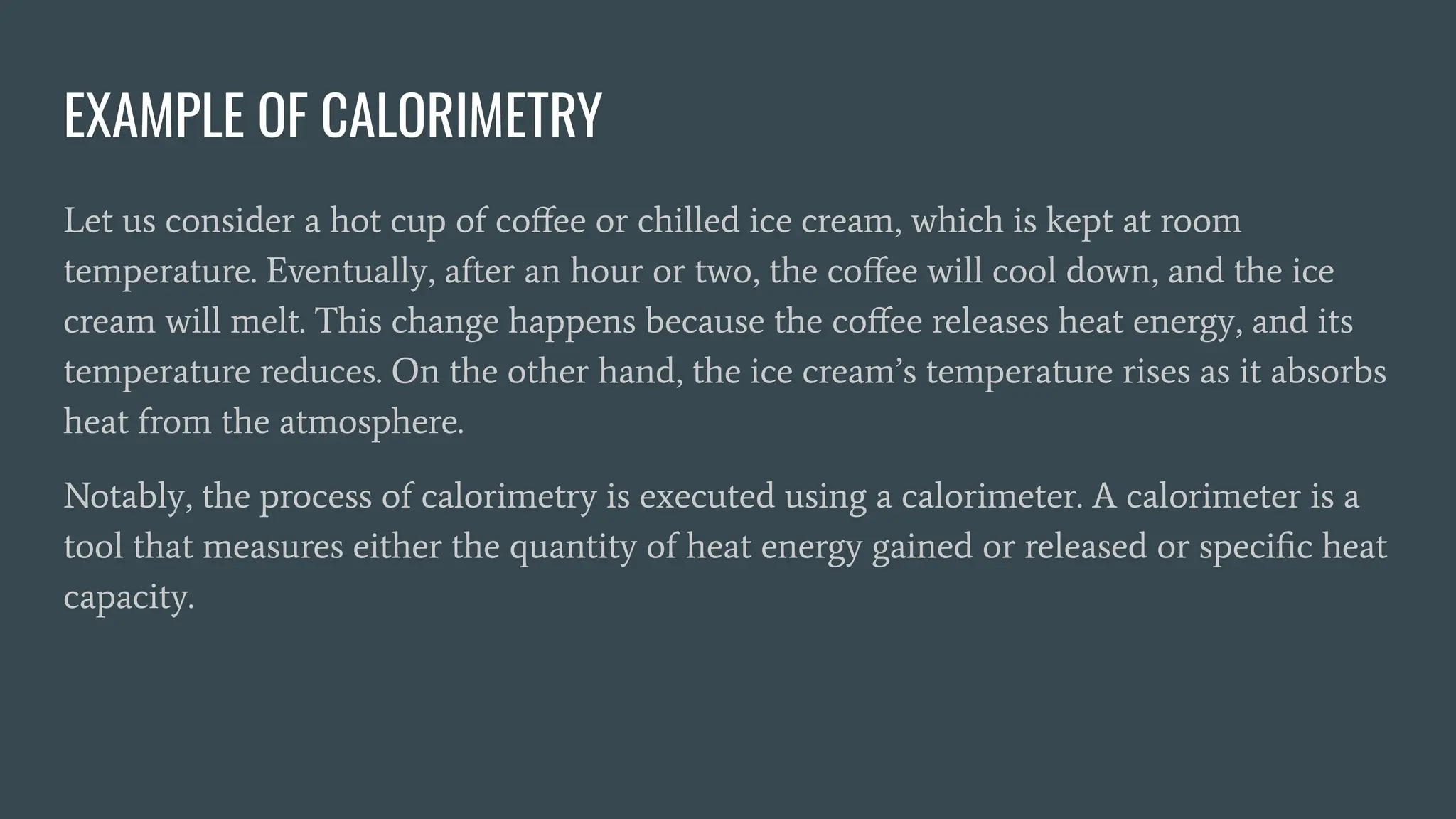 Class 11 | Calorimetry (Principles Of Calorimetry)) | PDF