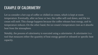 Class 11 | Calorimetry (Principles Of Calorimetry)) | PDF
