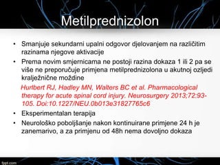 Ozljeda kralježnične moždine bez radiološki vidljivog oštećenja ...