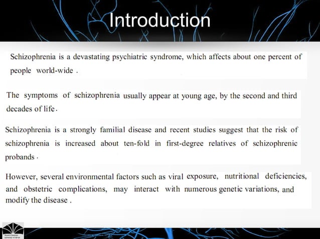 Schizophrenia and Genetic | PPT | Brain and Nervous System Disorders ...