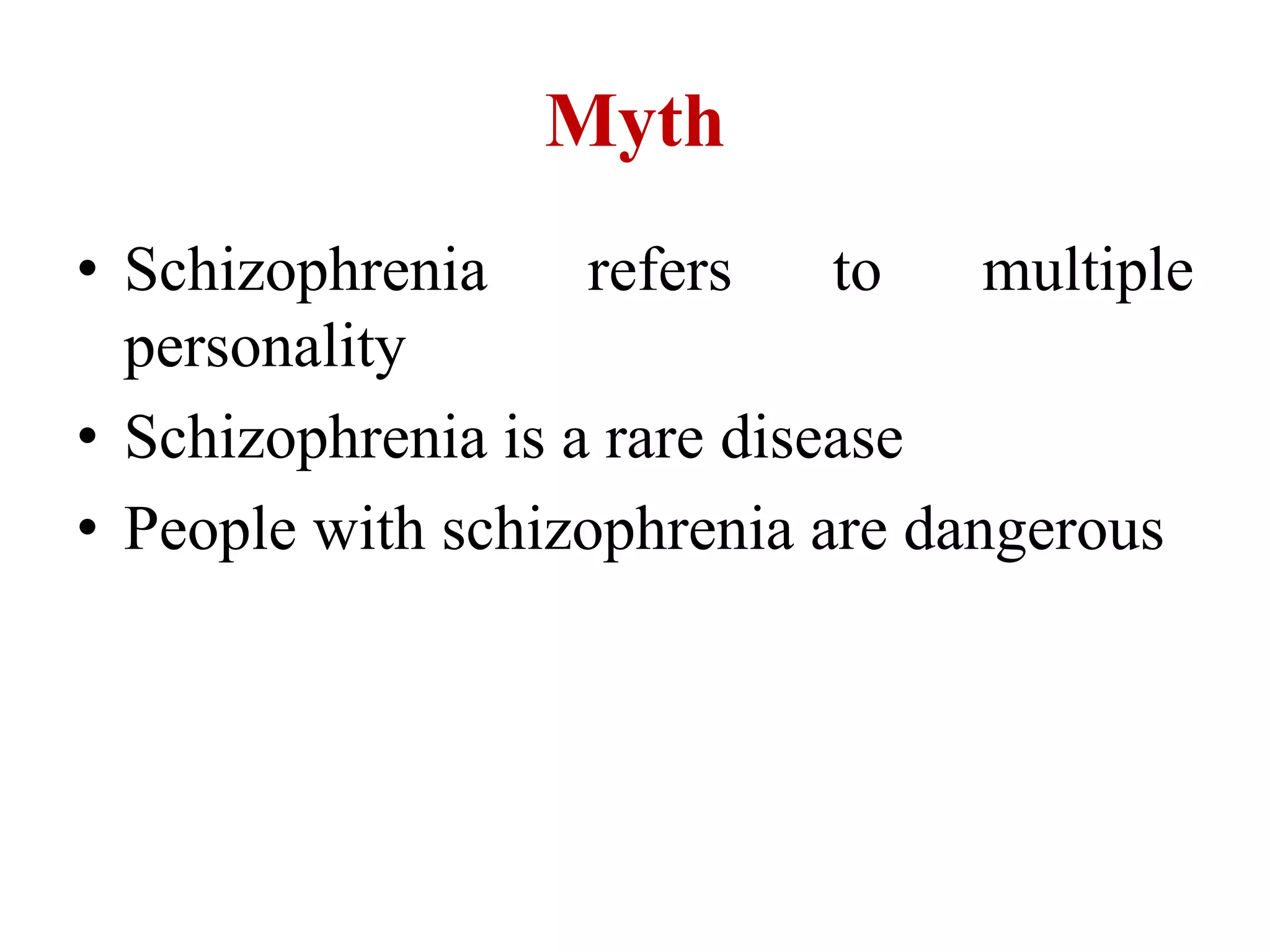 Scizophrenia- Psychiatric Nursing | PPTX